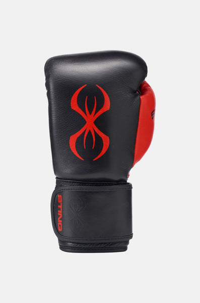 Evolution Velcro Boxing Gloves - Black/Red – STING USA