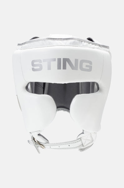 STING Viper Gel Full Face Head Guard-White/Silver – STING USA